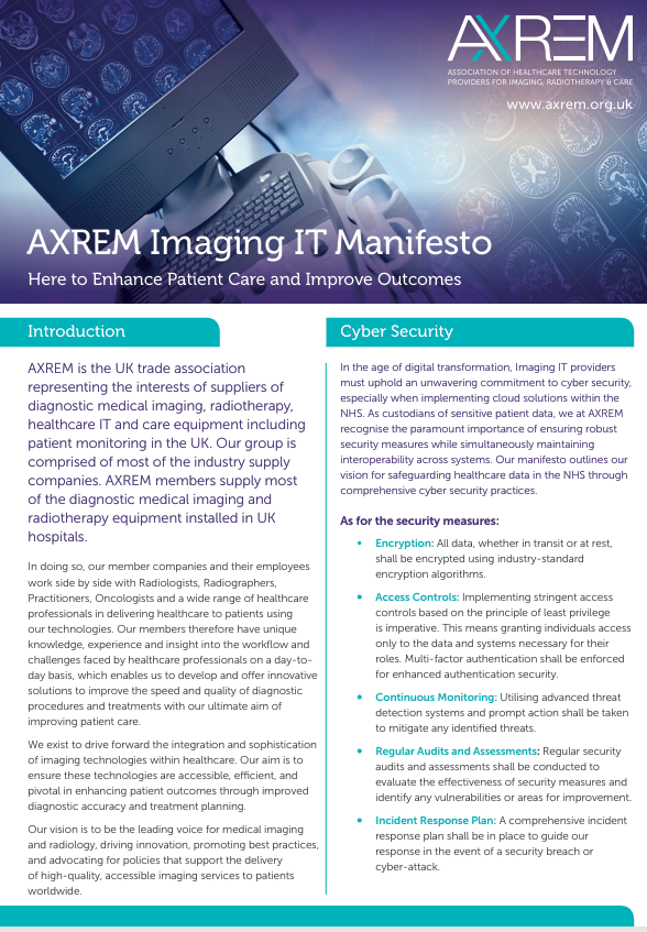 AXREM Publish Imaging IT Manifesto - AXREM